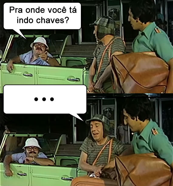 O que o Chaves falou de você?